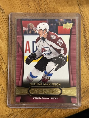 2013-14 Upper Deck Overtime Nathan Mackinnon Rookie Rc /99 Gold #79 ...