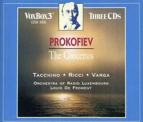 Sergei Prokofiev : Prokofiev: The Concertos CD 3 discs (2012) RARE CD ...
