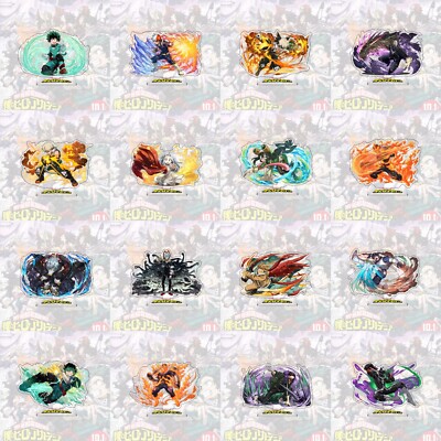 Anime My Hero Academia MHA Acrylic Character Display Stand Figures ...