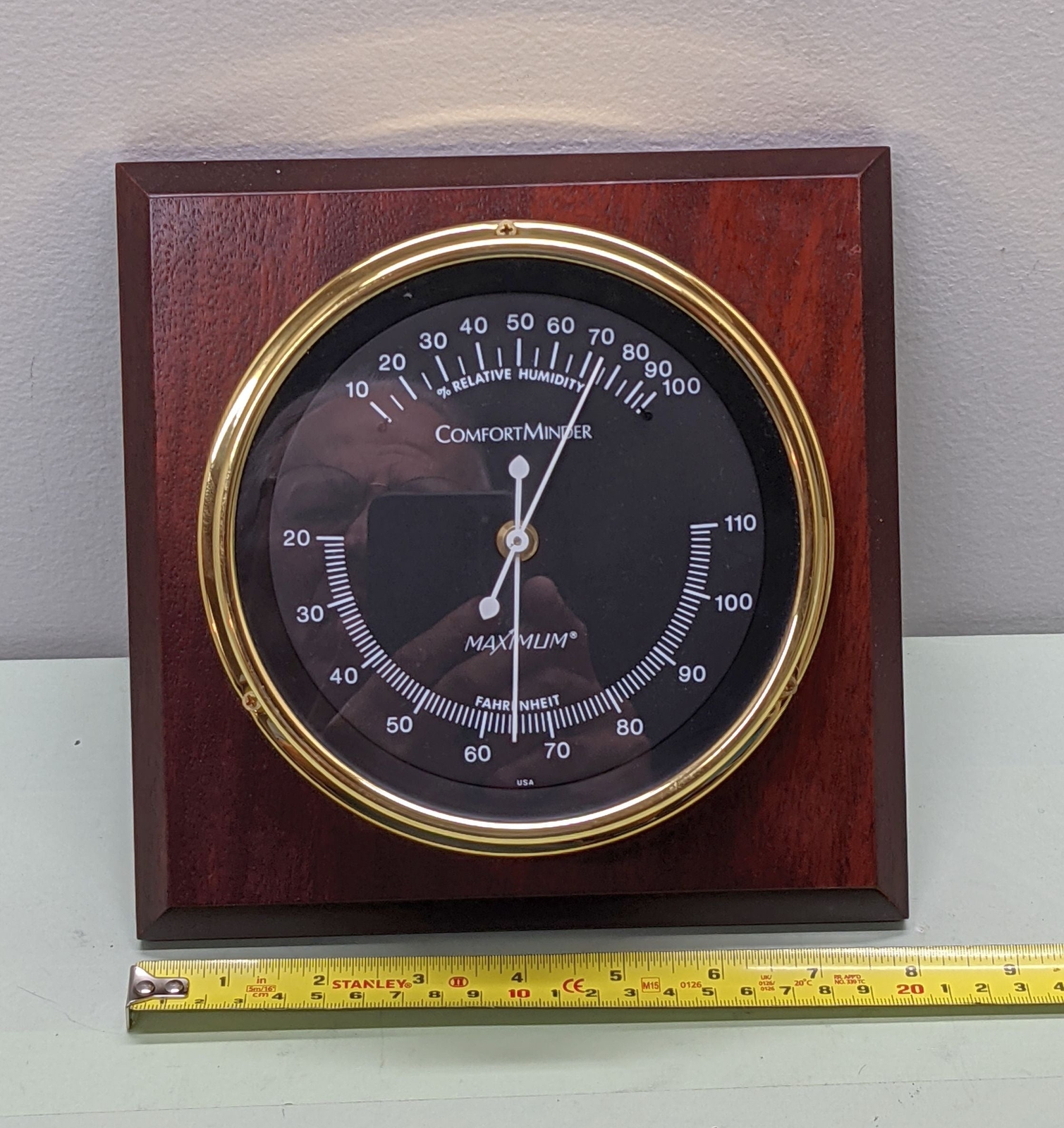 Maximum ComfortMinder Indoor Temperature and Humidity Instrument F*S | eBay