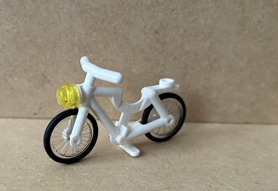 Lego Blue Bicycle White 4719 For Minifigure VGC | eBay.de