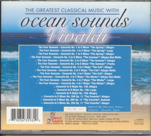 Greatest Classical Music with Ocean Sounds By Vivaldi (O) (CD) | eBay