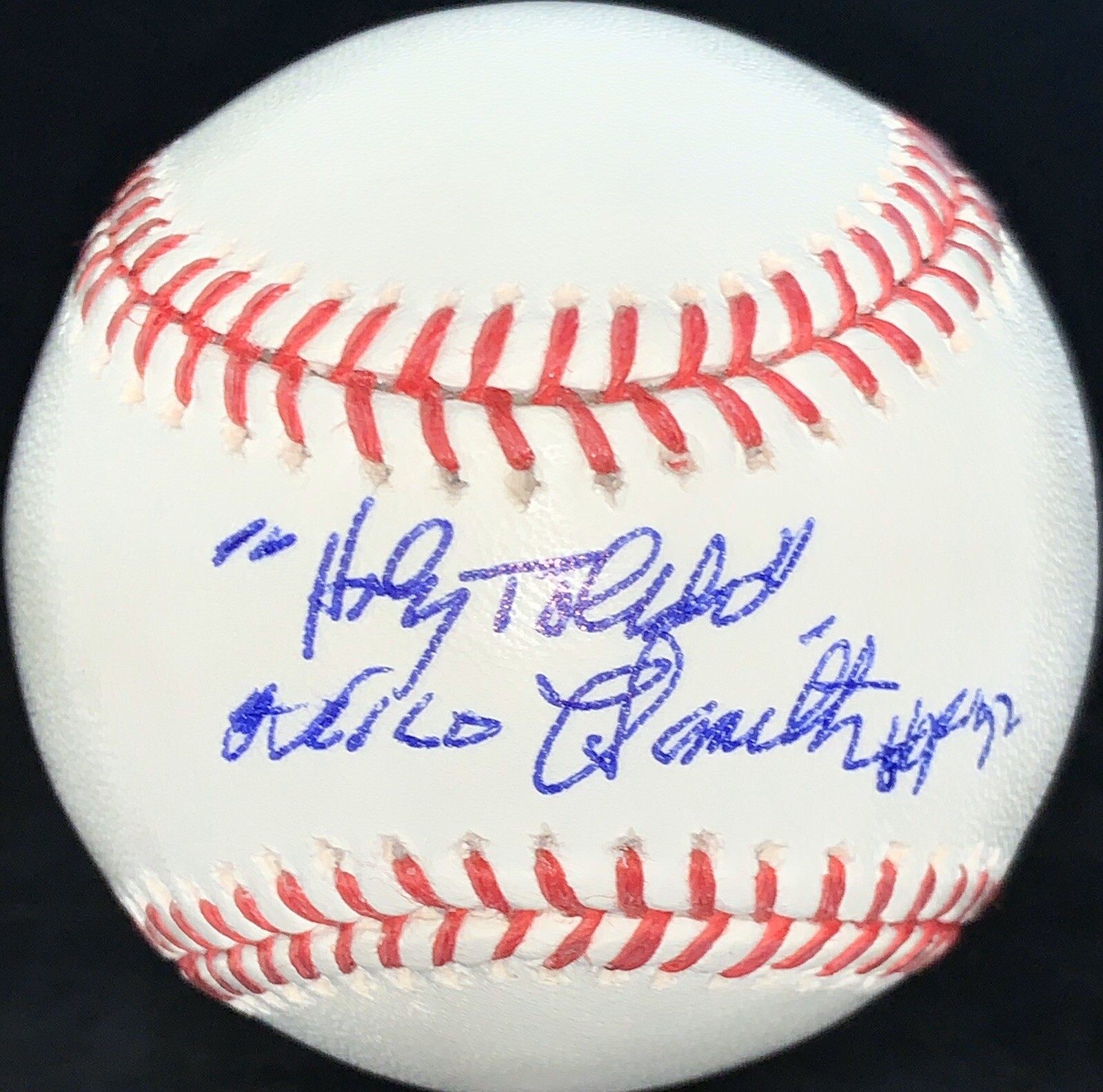 Milo Hamilton Autographed Signed OMLB Astros Insc Holy Toledo HOF 92 ...
