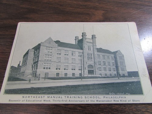 VINTAGE - NORTHEAST MANUAL TRAINING SCHOOL - PHILADELPHIA PA. - POST ...