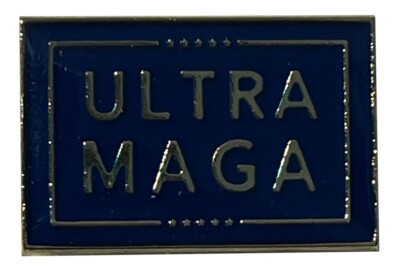 Ultra MAGA TRUMP 2024 Blue Rectangular Motorcycle Hat Cap Lapel Pin | eBay