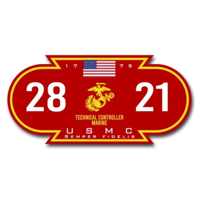 USMC 2821 MOS Decal - PriorService Decal - USMC Veteran Decal - USMC 3 ...
