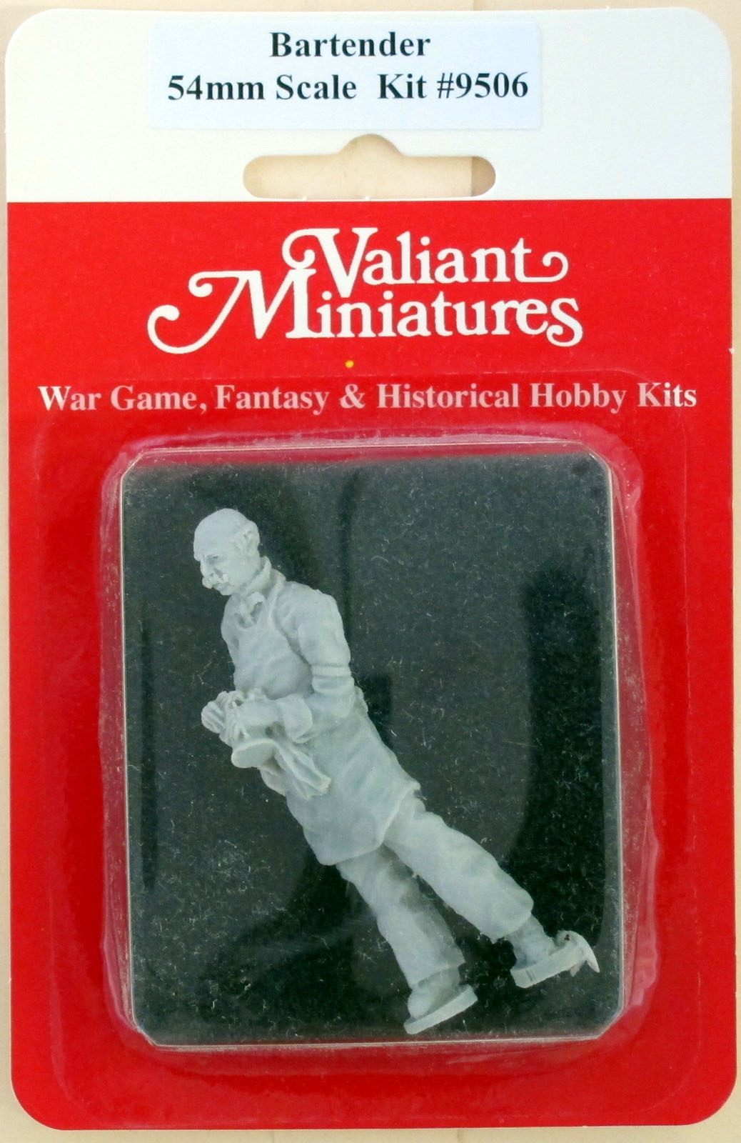 Valiant Miniatures 54mm Hobby Kit# 9506 - Bartender - Resin | eBay
