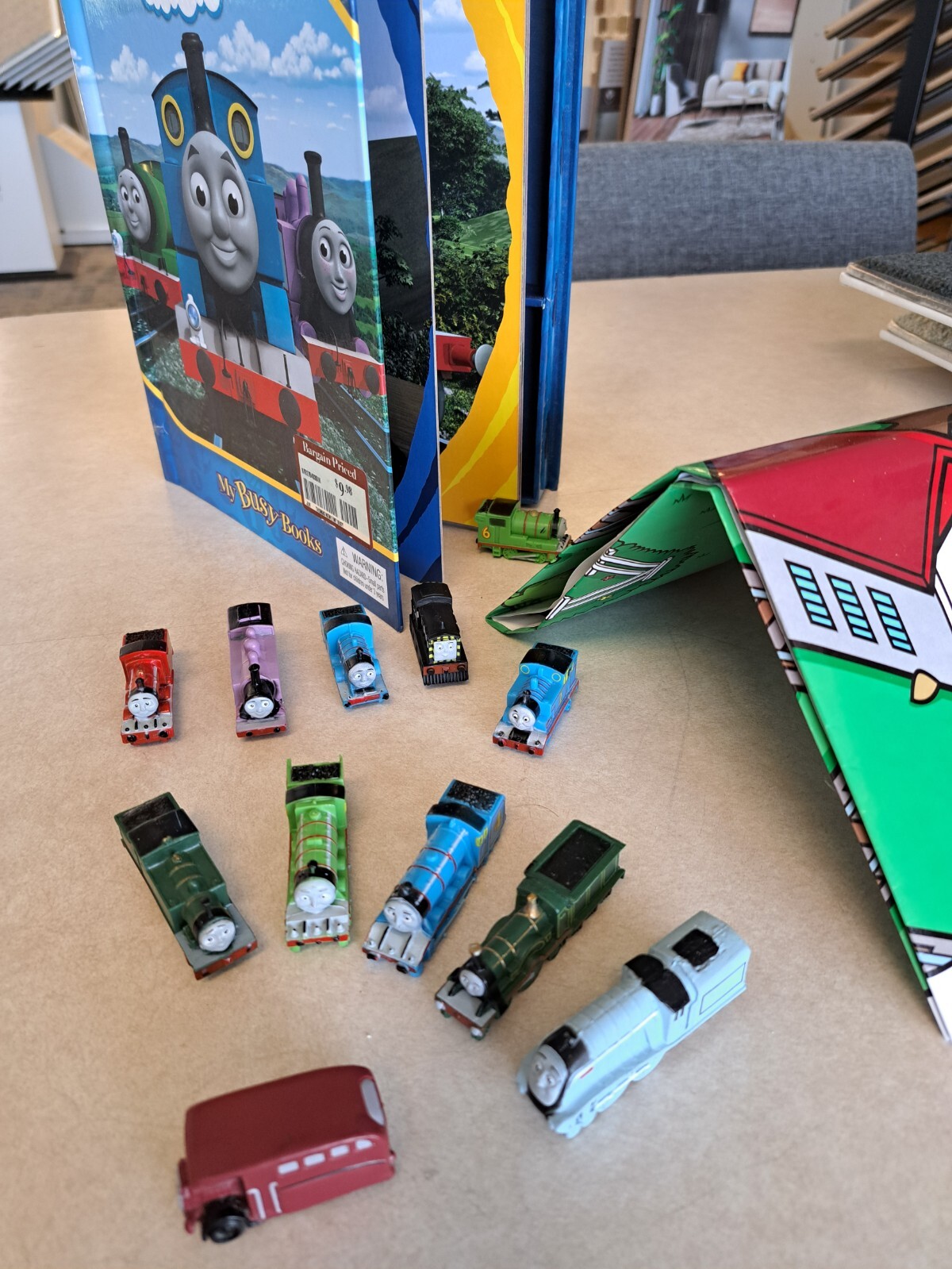 Thomas and Friends : My Busy Books New but Opened Unused mat & 12 12 ...