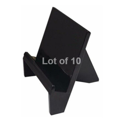 LOT OF 10 Pro-Mold Trading Card Stands BLACK Holds Trading Cards &Small ...
