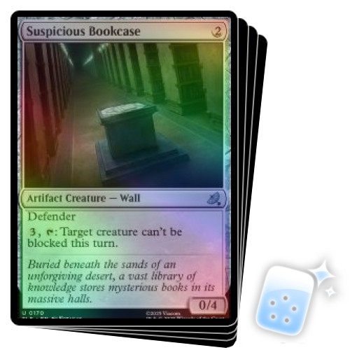 FOIL SUSPICIOUS BOOKCASE X4 Avatar: The Last Airbender Eternal Magic ...