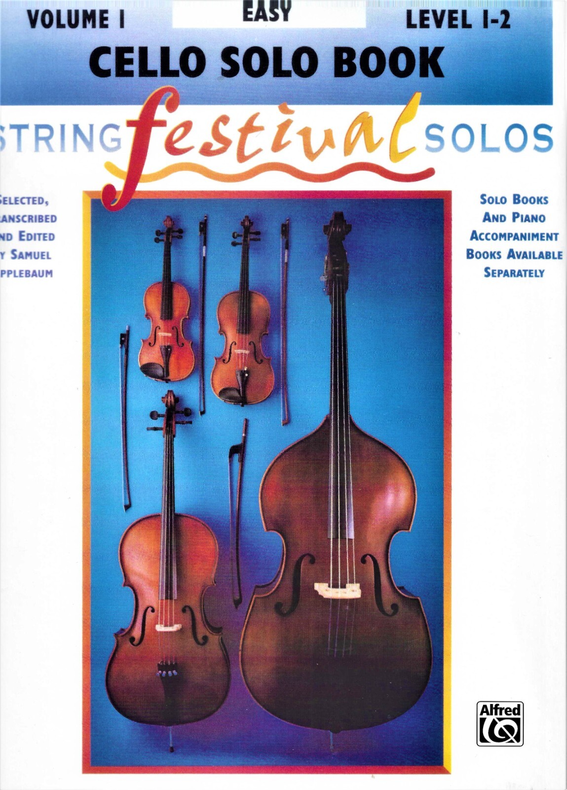 String Festival Solos, Vol 1 Vol.1- 2 : Cello Solo Used - Very Good ...