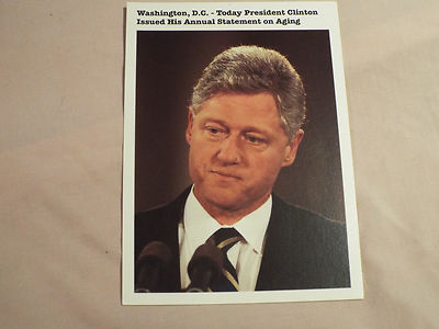 VINTAGE PRESIDENT BILL CLINTON BIRTHDAY CARD | eBay
