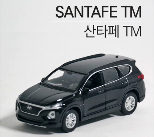 Hyundai Motor Diecast Mini Car Santa Fe TM 1:38 Scale Metal Miniature ...