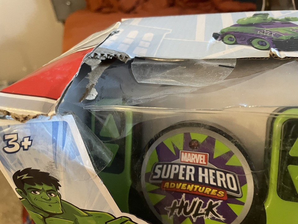 Hulk Tank Marvel Super Hero Adventures 2.4 GHz Remote Control Spins ...