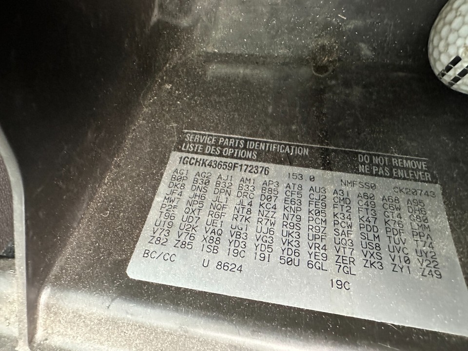 08 09 10 GMC SIERRA SILVERADO 2500HD 3500HD SRW REAR DIFFERENTIAL AXLE ...