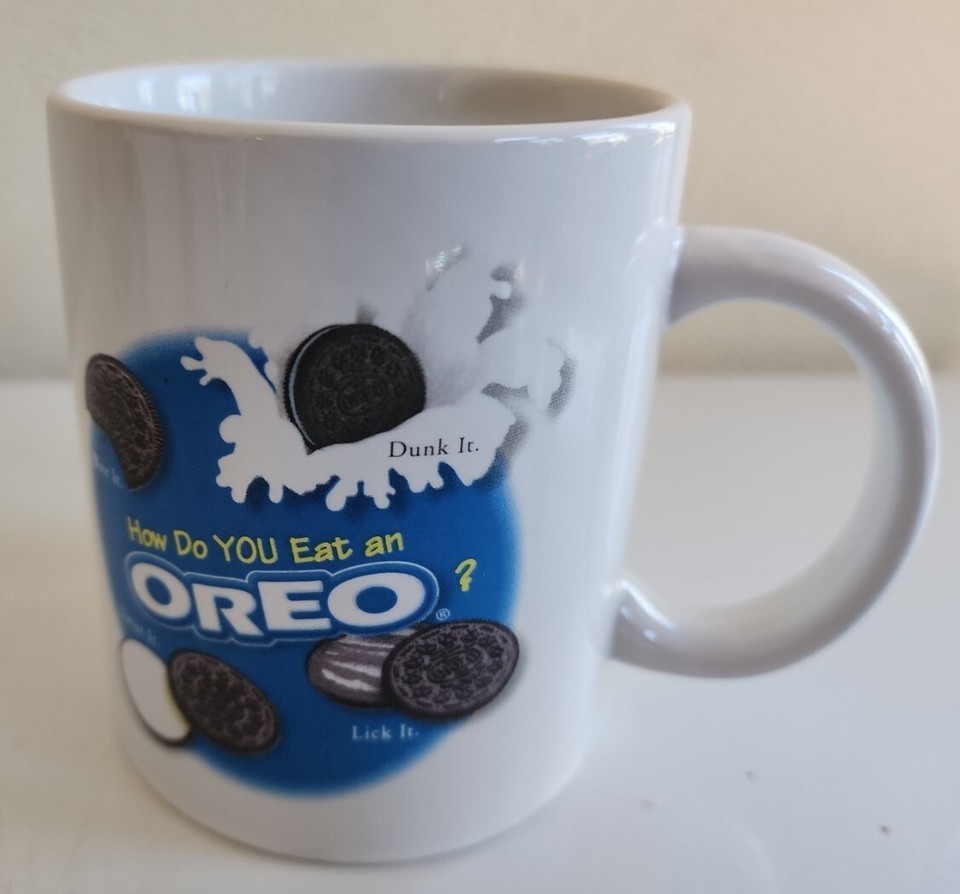 Oreo Cookies Coffee Cup Mug Nabisco How Do You Eat An Oreo Houston ...