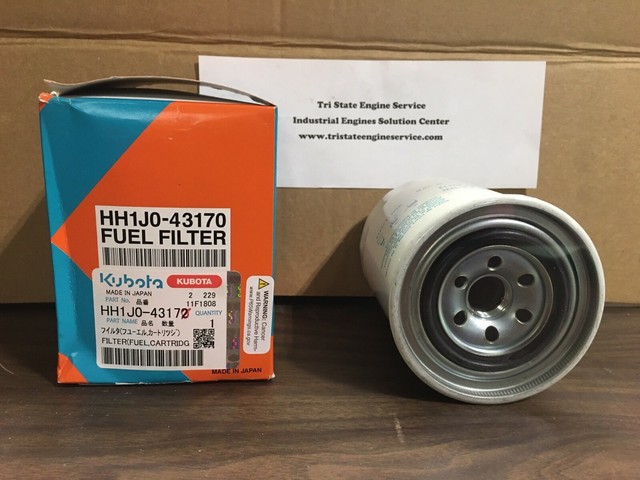 NEW GENUINE OEM KUBOTA SPIN ON FUEL FILTER PART HH1J0-43170 HH1J0-43172 ...