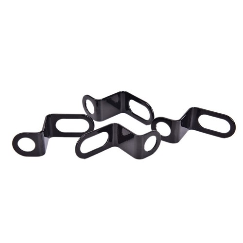 1Pair Black Universal Bicycle Motorcycle Scooter Instrument Brackets ...