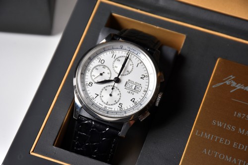 NEW Joseph Bulova Collection 1875 Men's Day Date Chronograph Dress ...