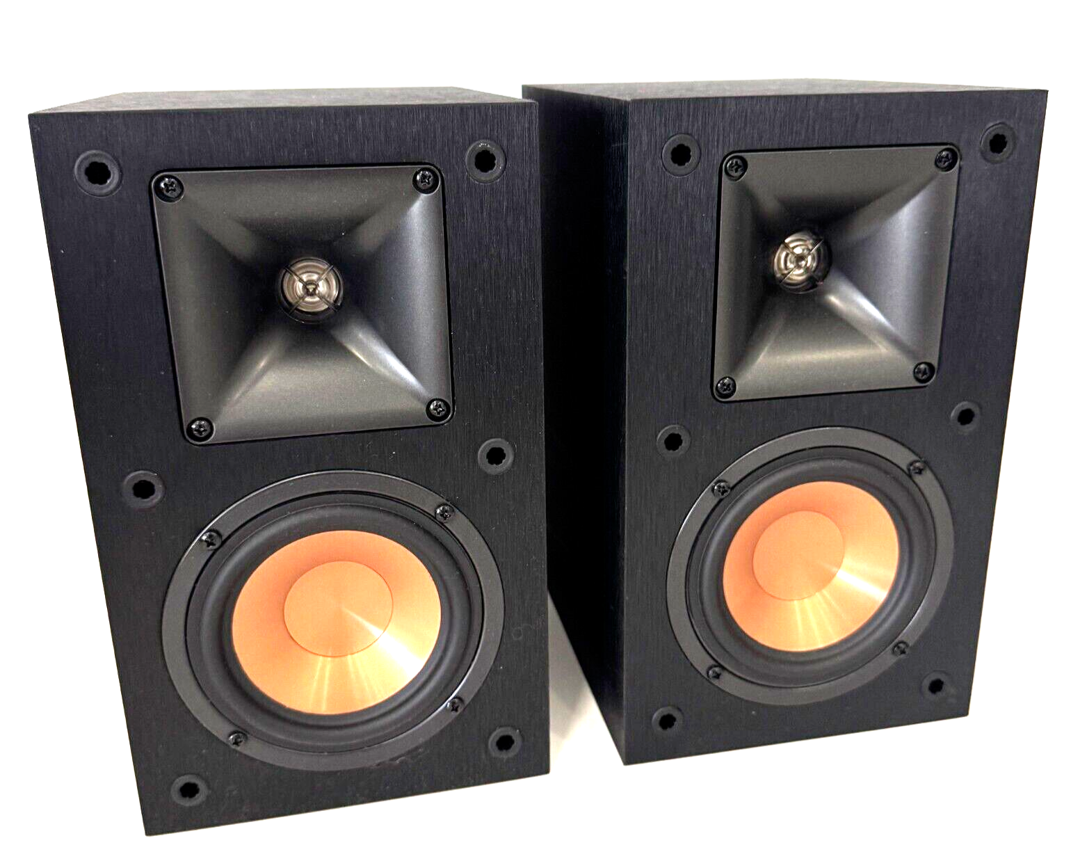 Klipsch R-14M Bookshelf Speakers Pair Loud Bass Black 50W 8Ohm EUC ...