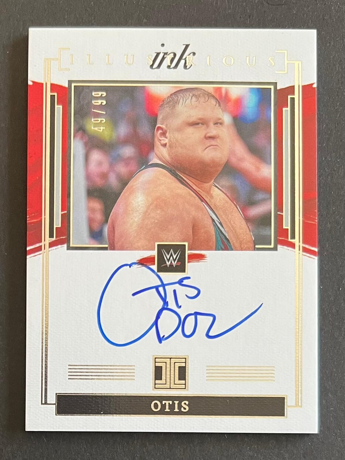 2022 Panini Impeccable WWE Illustrious Ink Otis Auto /99 Autograph #IL ...