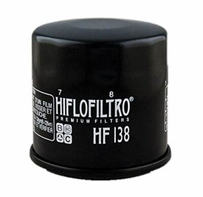 Hiflo HF138 Motorcycle Oil Filter for Suzuki GSF 650 S Bandit 07-14 ...