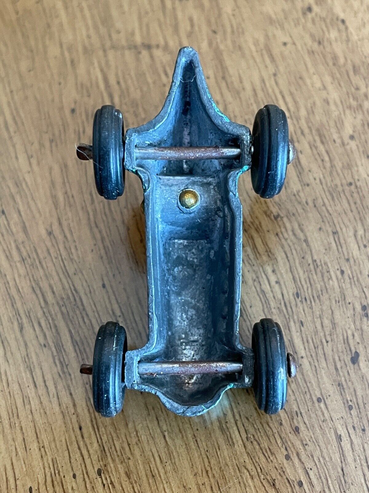 VINTAGE BARCLAY SLUSH METAL OPEN WHEEL INDY RACE CAR - 1 3/4" LONG | eBay