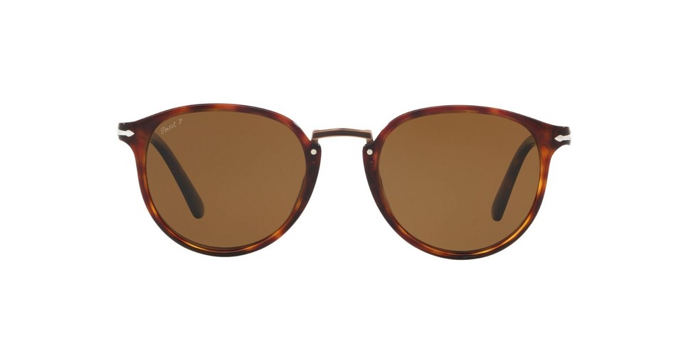 Persol TYPEWRITER EVOLUTION PO 3210S Havana/Brown Polarized (24/57 ...