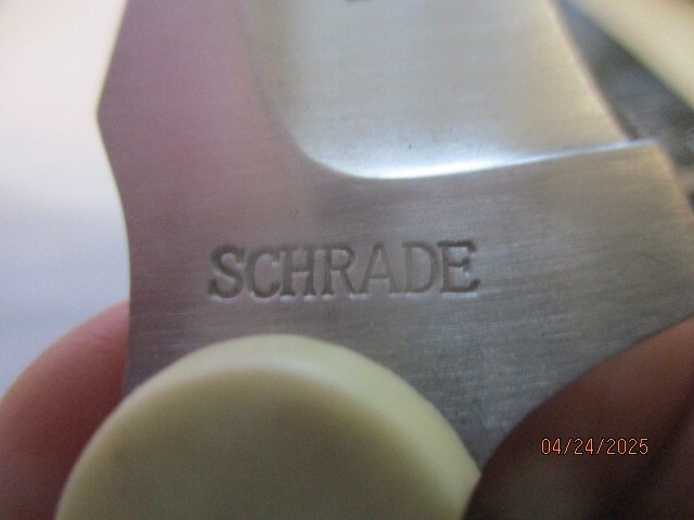 Schrade Scrimshawed collector knife 55th anniversary 1955 to 1013 ...