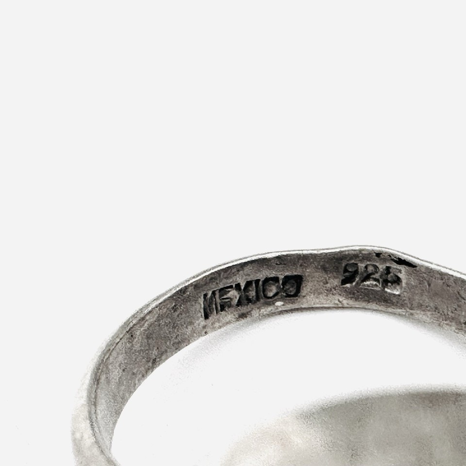 Mexico Sterling Silver 925 Ring Modern Statement Mexico Vintage Mid ...