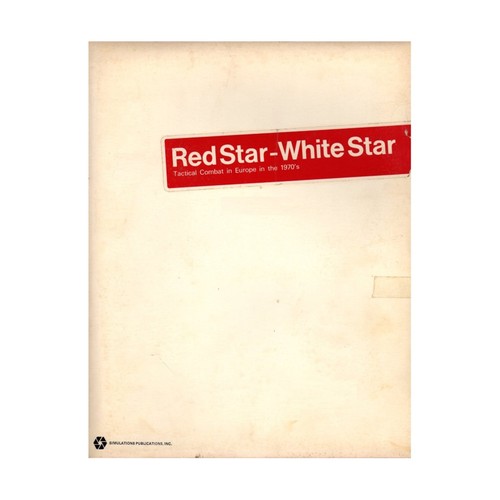 SPI Flat Trays Wargame Red Star/White Star (Flat White Box) Tray VG/EX ...