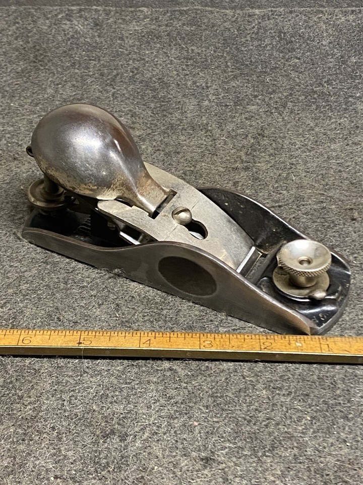 Early CRAFTSMAN No 3732 Low Angle Knuckle Cap Adjustable Throat Block Plane USA | eBay