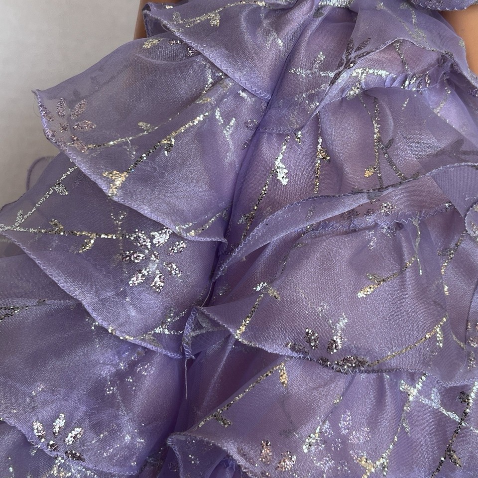 Vintage Handmade Ruffles Dress For 18" Doll Barbie Tiffany Crissy ONLY ...