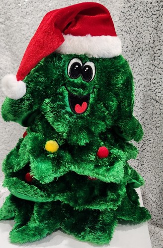 DanDee 12" SINGING DANCING Plush CHRISTMAS TREE Jingle Bell Rock Tested ...