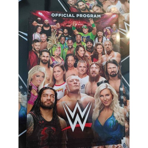 Brand New Lot of 15 SAMPLE WWE 2018 Official Programs RARE RAW ...