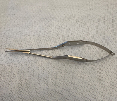V. Mueller NL 4003 Yasargil 8" Stainless Micro Scissors, Bayonet ...