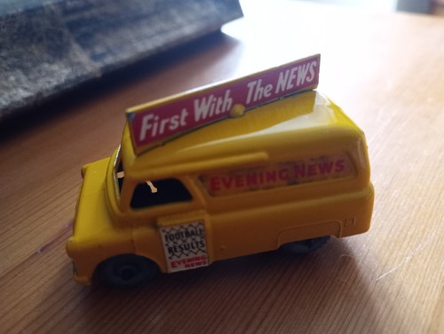 Vintage Lesley Matchbox Bedford CA Newspaper Advertising Van Era: 1950 ...