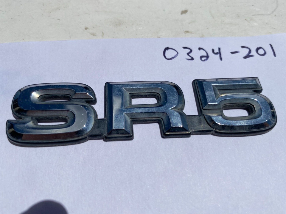 1990 Toyota 4Runner Tailgate "SR5" Chrome EMBLEM/BADGE/LOGO 89 90-1995 ...