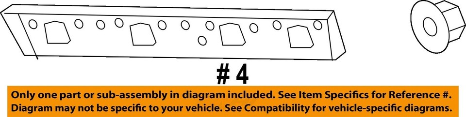 GM OEM 16-23 Malibu Rear Bumper Bumper Components-Guide Bracket ...