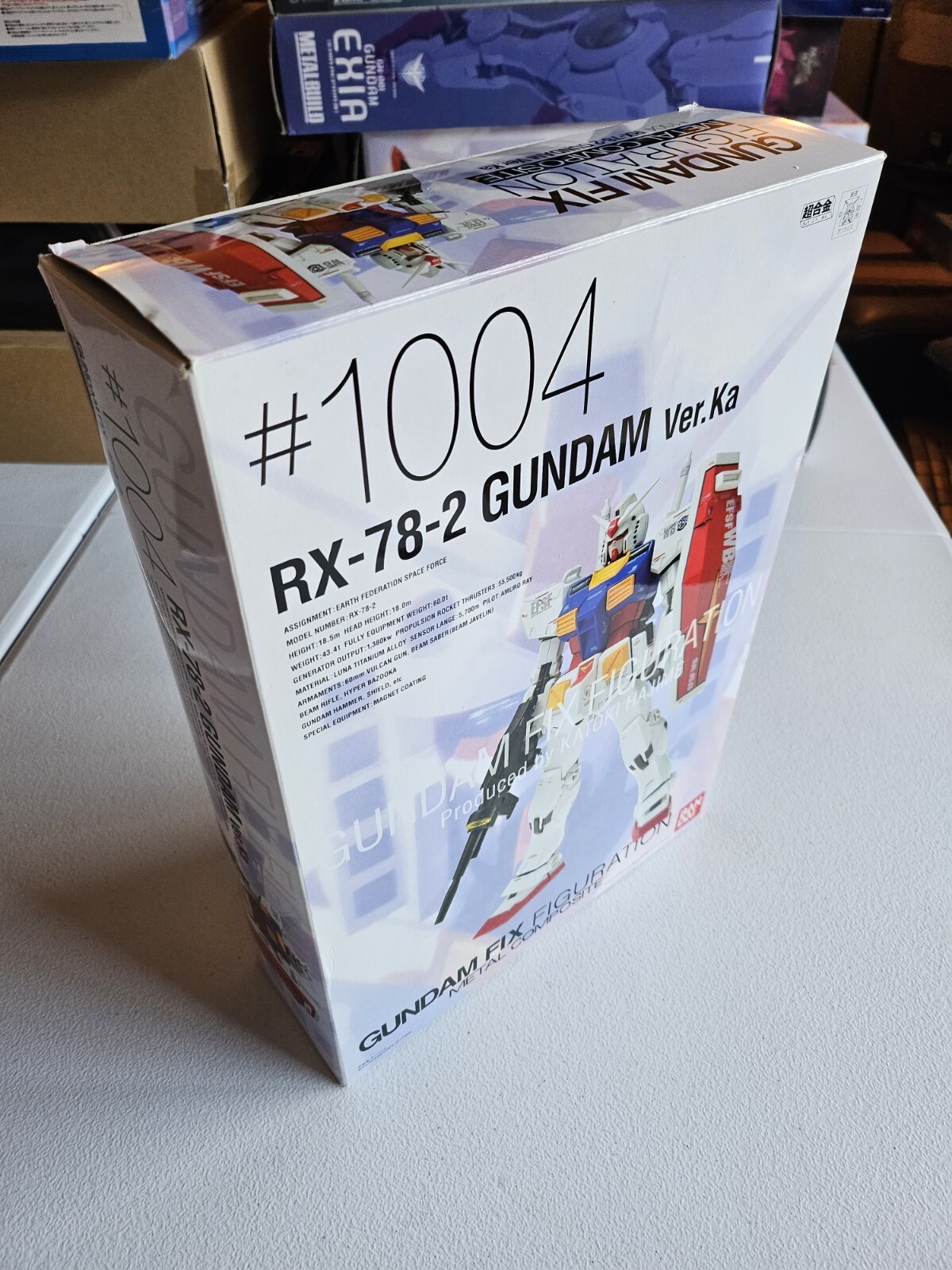Bandai GUNDAM FIX FIGURATION METAL COMPOSITE 1004 RX-78 Ver.Ka Figure ...