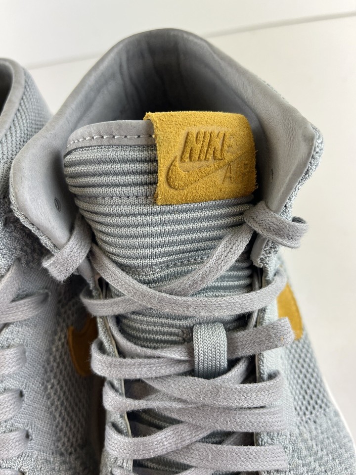 Nike Air Jordan 1 Retro High Flyknit Wolf Grey Mens Size 10.5 919704 ...