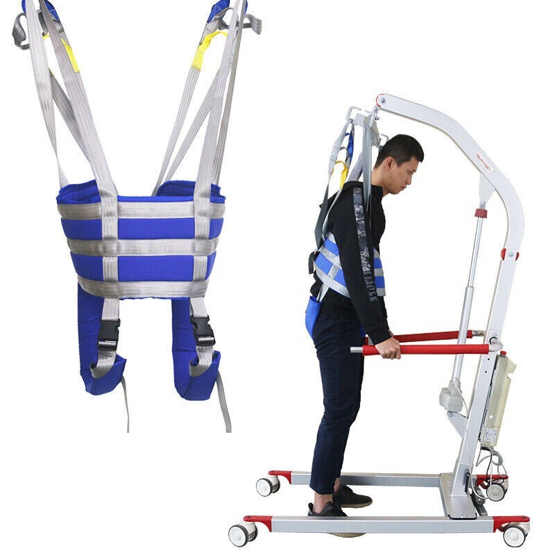 Full Body Lift Sling Hover Patient Walking Standing Aid Adjustable ...