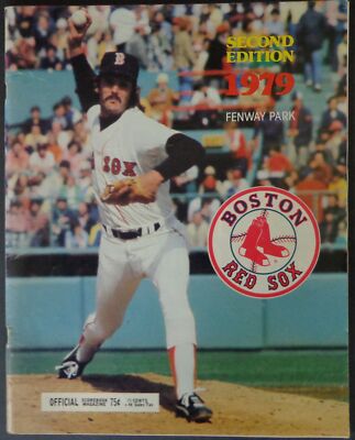 1979 Boston Red Sox vs. Oakland Athletics Baseball Game Program 177666 ...