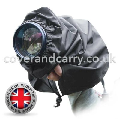 Waterproof Camera Lens Rain Cover Made In The UK. Canon,Nikon,Sony DSLR ...