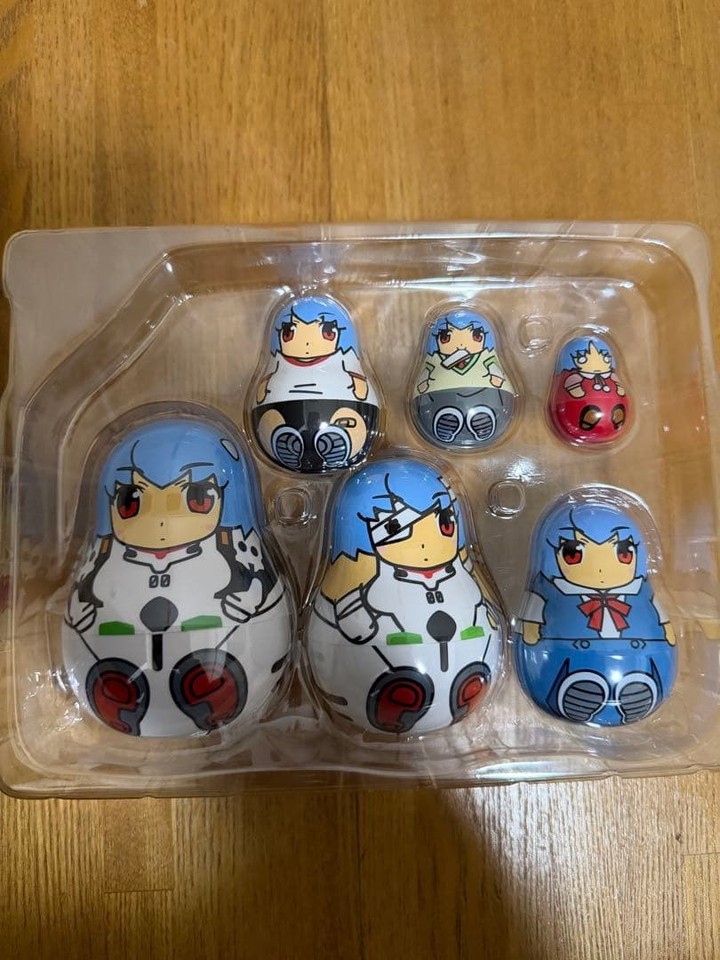 Neon Genesis Evangelion Rei Ayanami Matryoshka Doll Figure Japan Anime ...
