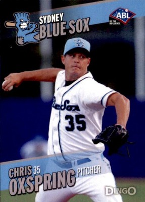 2013-14 Sydney Blue Sox Dingo Australian #33 Chris Oxspring Queensland ...