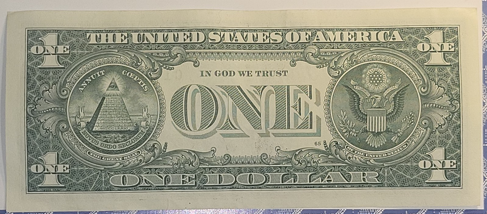 $1 Fancy Serial 17147714 – 111, 777, 44 – Unique Triple-Pair Pattern ...