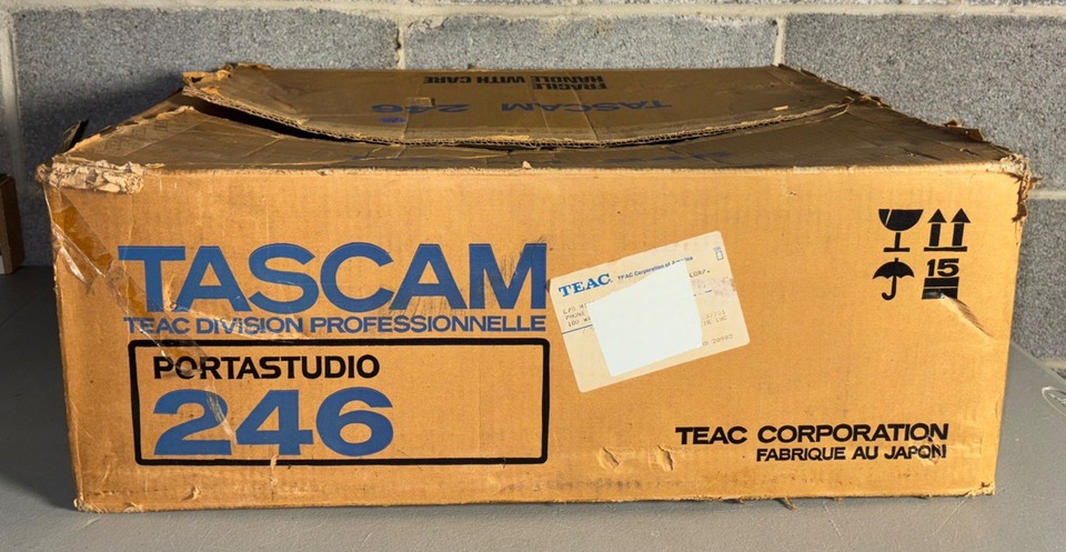 TASCAM 246 PORTASTUDIO 4 Track 6 Channel Audio Cassette Tape Recorder ...