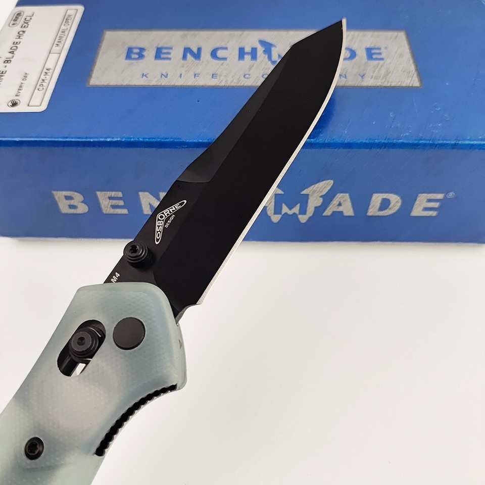 Benchmade Osborne 940BK-2004 Jade Handle Black CPM-M4 Blade AXIS ...