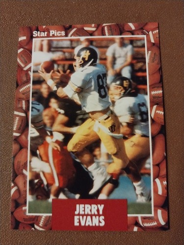 1991 JERRY EVANS STAR PICS NFL ROOKIE CARD RC #46 TOLEDO | eBay